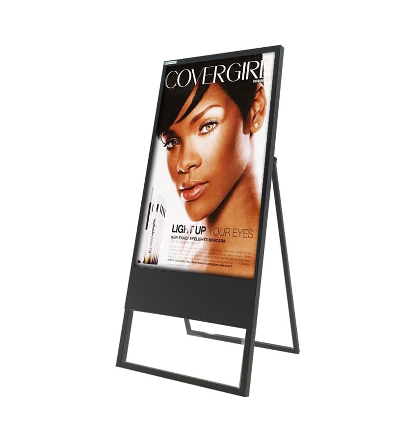 A-Frame Digital Standee with Signage Software | 3 Yrs Warranty