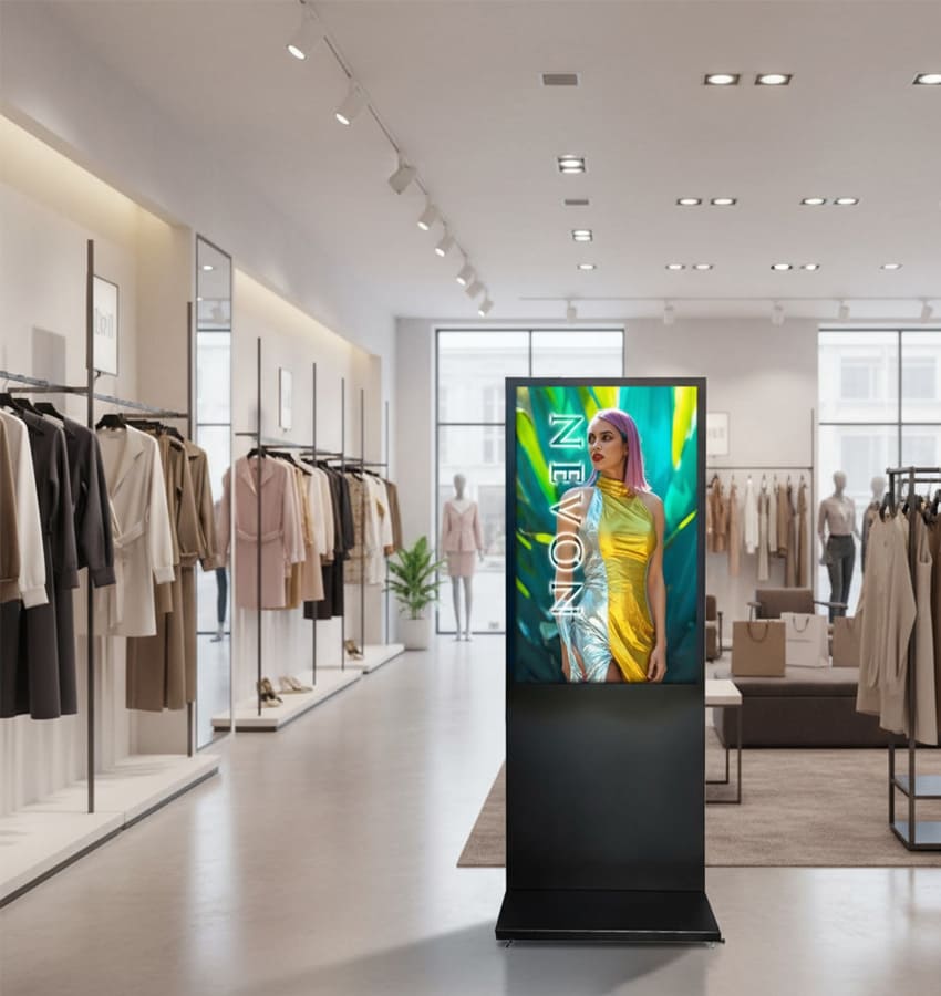Totem Digital Standee with Free Signage Software